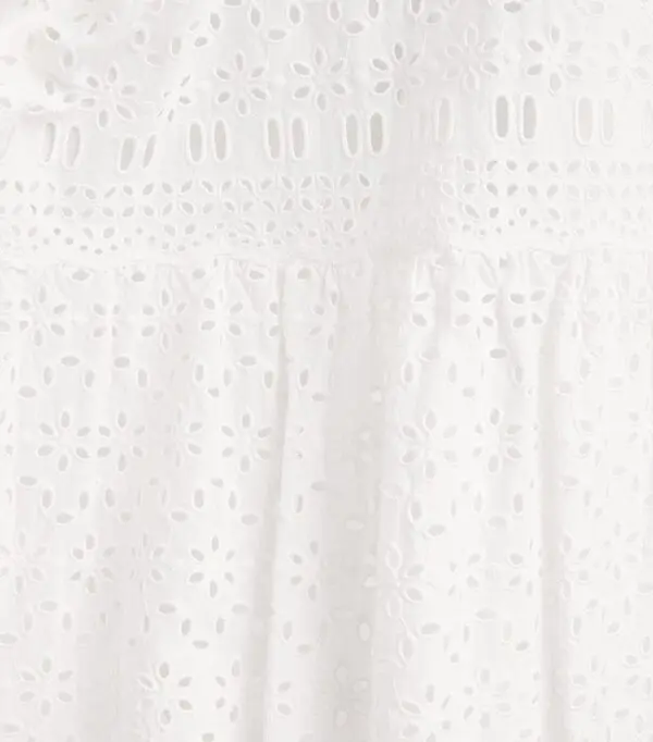 Ulla Johnson Constance Broderie Anglaise Maxi Dress - White