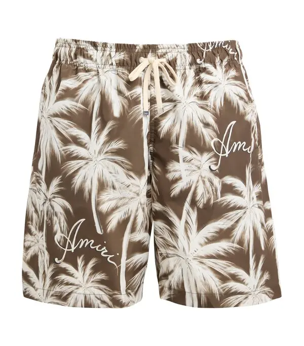 Amiri Palms Swim Shorts