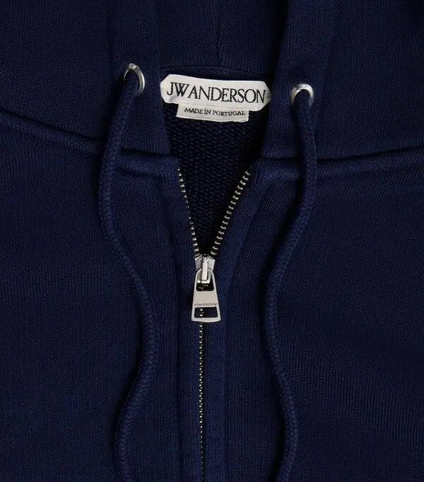 JW Anderson Cotton Zip-up Hoodie