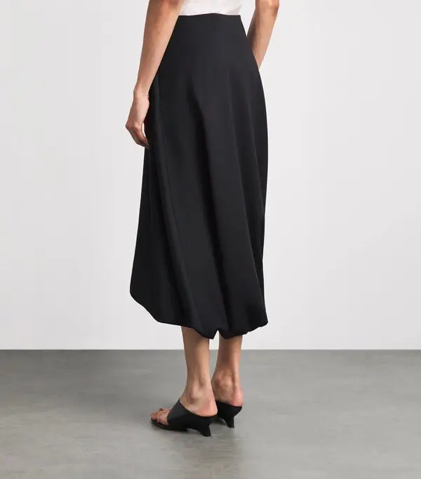 RÓHE Twisted Midi Skirt