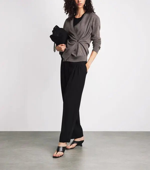 RÓHE Stretch-wool Twisted Cardigan