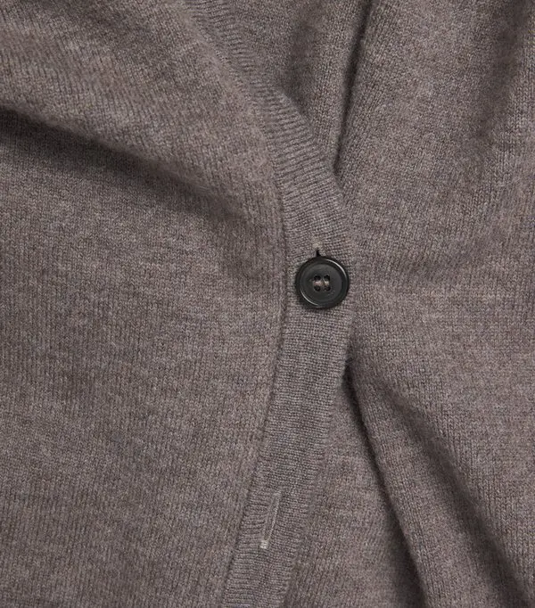 RÓHE Stretch-wool Twisted Cardigan - Brown