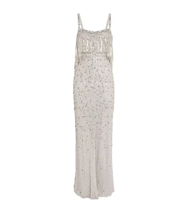 Jenny Packham Embellished Iris Gown