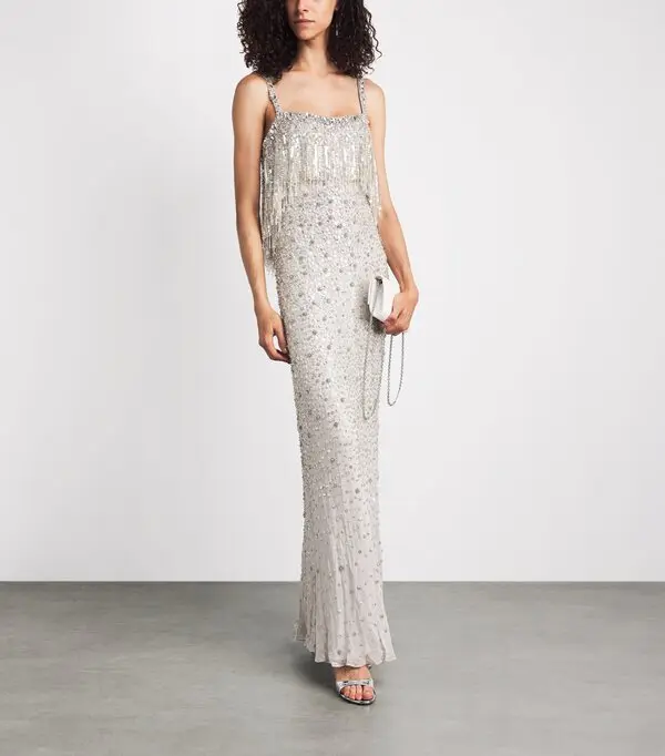 Jenny Packham Embellished Iris Gown