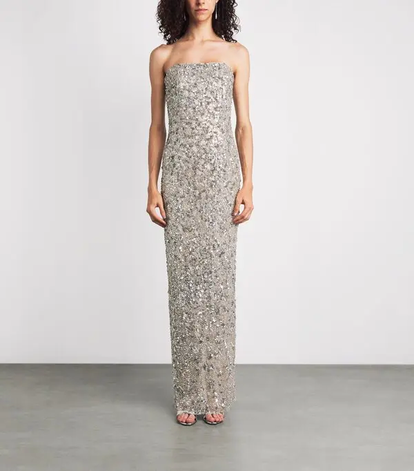 Jenny Packham Embellished Sirocco Gown And Cape