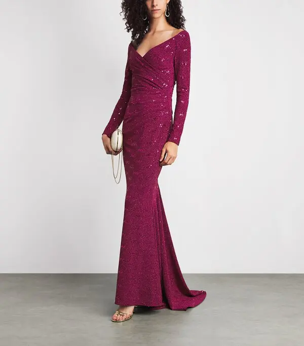 Talbot Runhof Embellished Stardust Gown