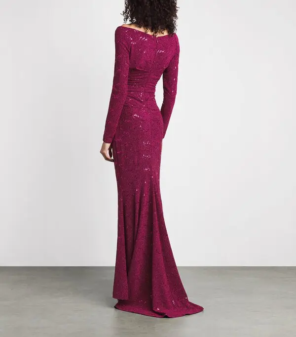 Talbot Runhof Embellished Stardust Gown