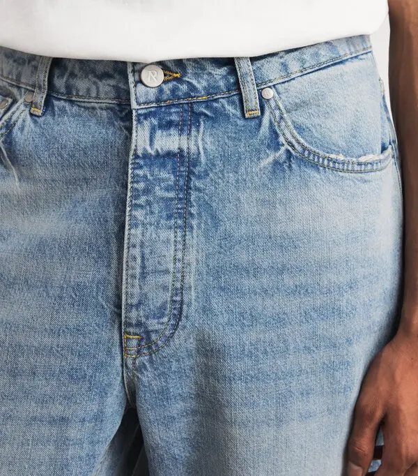 REPRESENT Ripped Heaton Straight Jeans