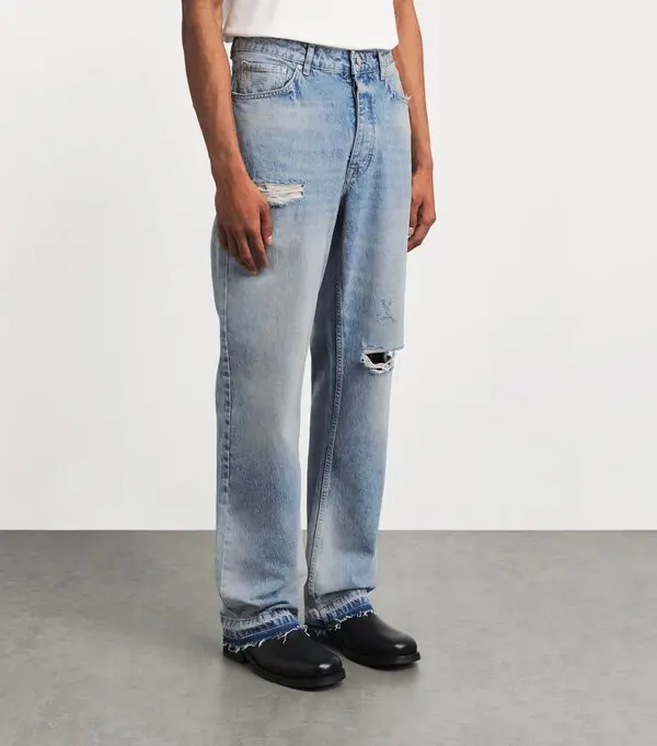 REPRESENT Ripped Heaton Straight Jeans