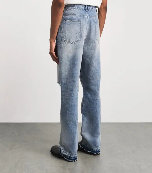REPRESENT Ripped Heaton Straight Jeans