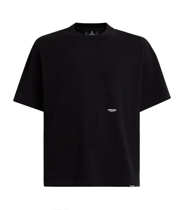 REPRESENT Cotton Micro Owners Club T-shirt - Black