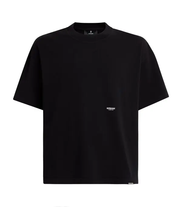 REPRESENT Cotton Micro Owners Club T-shirt - Black