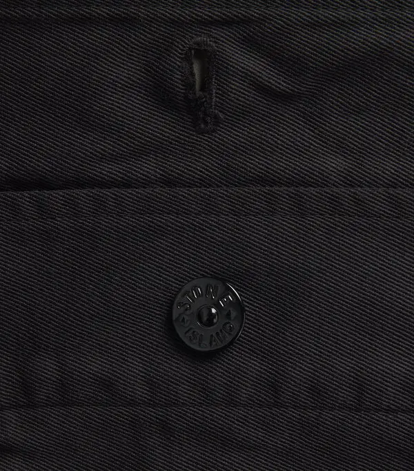 Stone Island Virgin Wool-cotton Gabardine-tc_s.i. Ghost Jacket