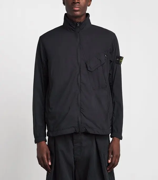 Stone Island Stretch-nylon Zip-up Overshirt