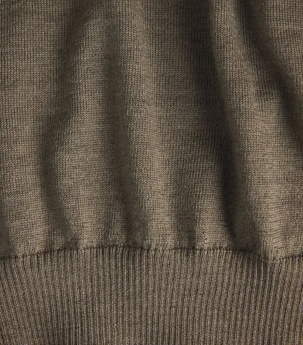 Stone Island Compass Logo Sweater - Green