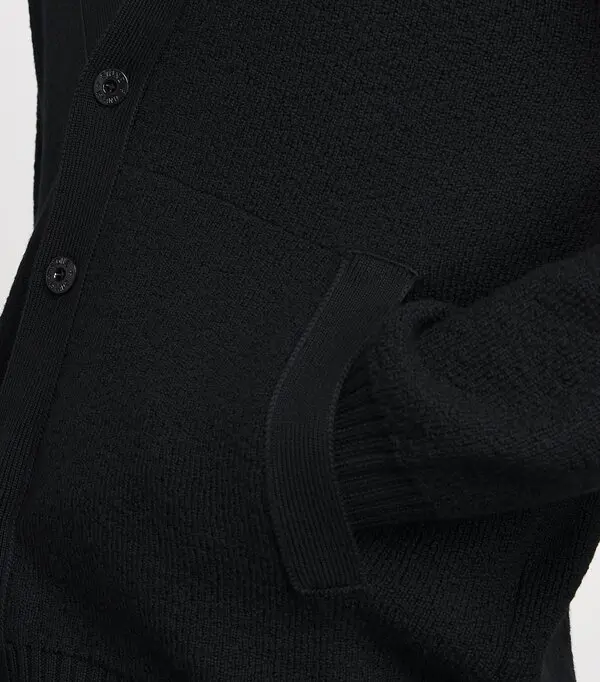 Stone Island Virgin Wool Compass Cardigan