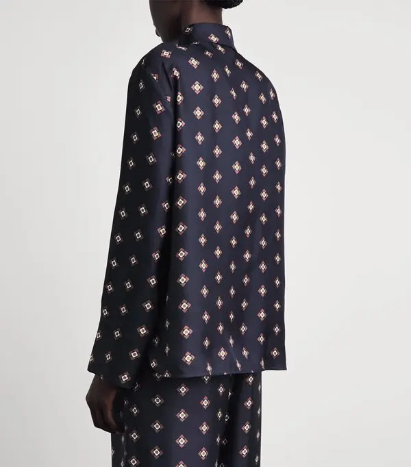 Max Mara Silk Printed Shirt