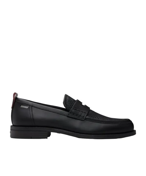 Hugo Boss Openwork Loafers - Black