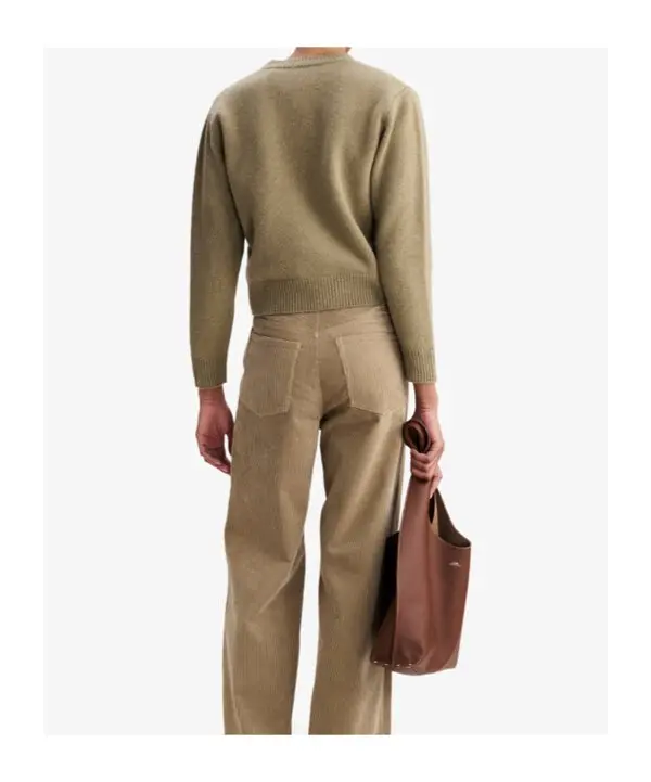 A.p.c. Logo-embroidered Wool Sweater