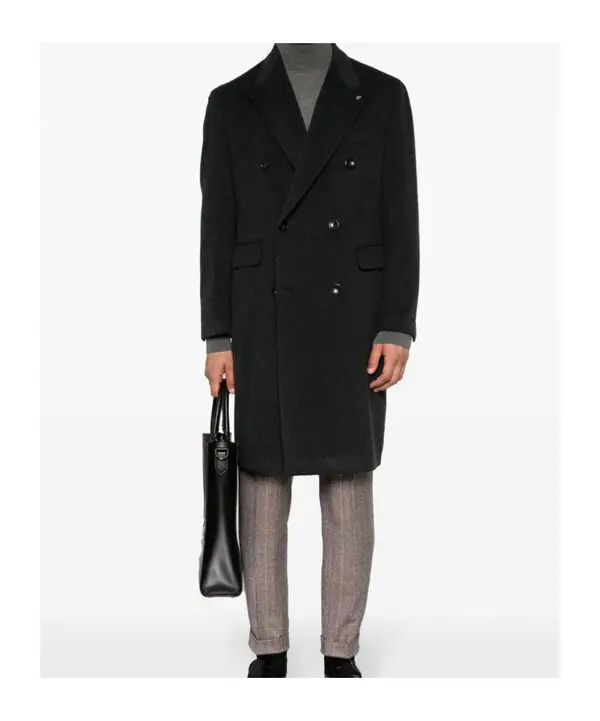 Tagliatore Peak-lapels Double-breasted Coat