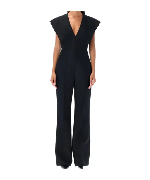Philosophy Di Lorenzo Serafini V-neck Jumpsuit - Black