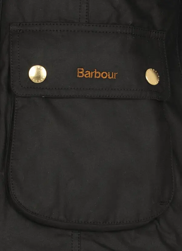 Barbour Cropped Beadnell Waxed Jacket