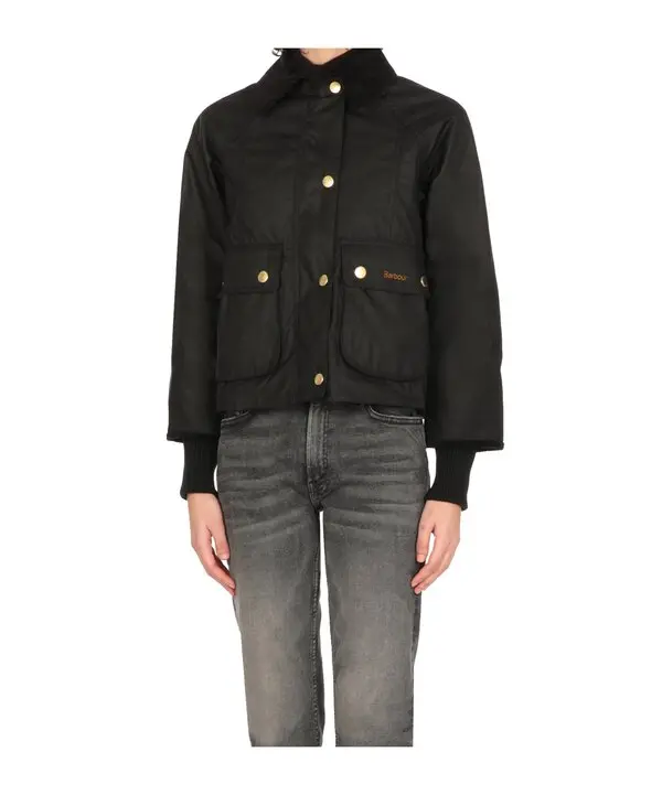 Barbour Cropped Beadnell Waxed Jacket