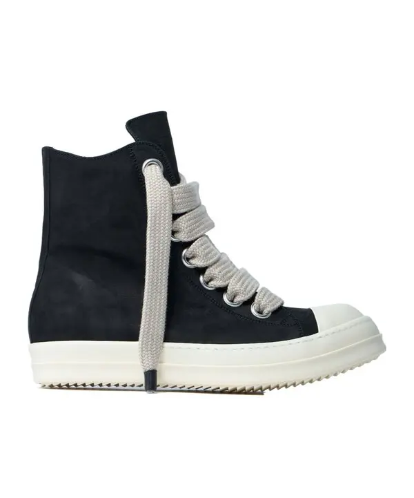 Rick Owens Jumbo Laced Sneakers - Black