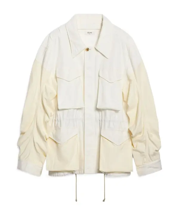 Celine Parka In Cotton Satin