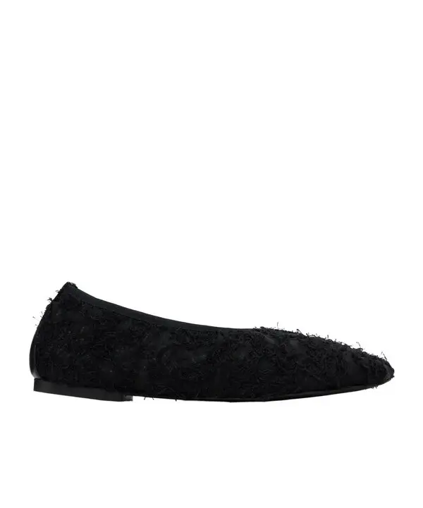 Proenza Schouler Glove Lace Ballet Flats - Black