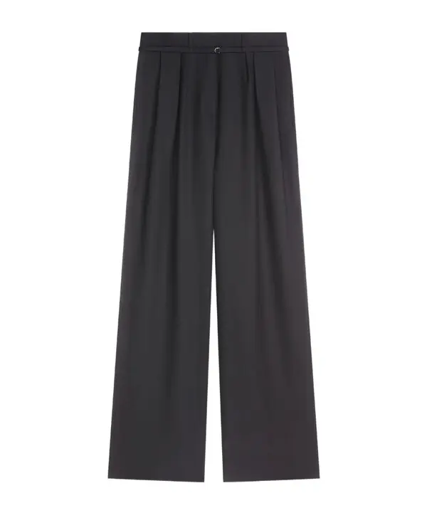 Dries Van Noten Belted Pleated Trousers