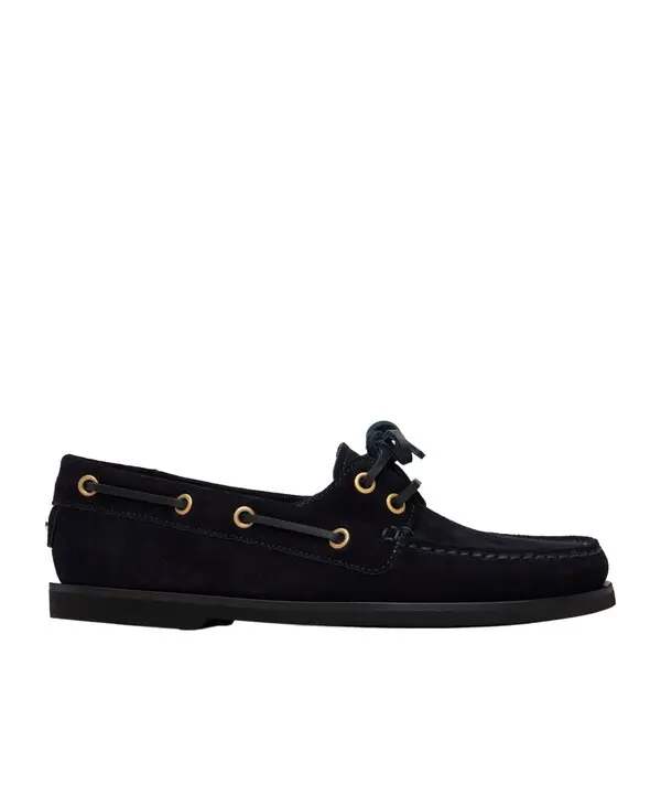 GIANVITO ROSSI Vandée Boat Shoes - Blue