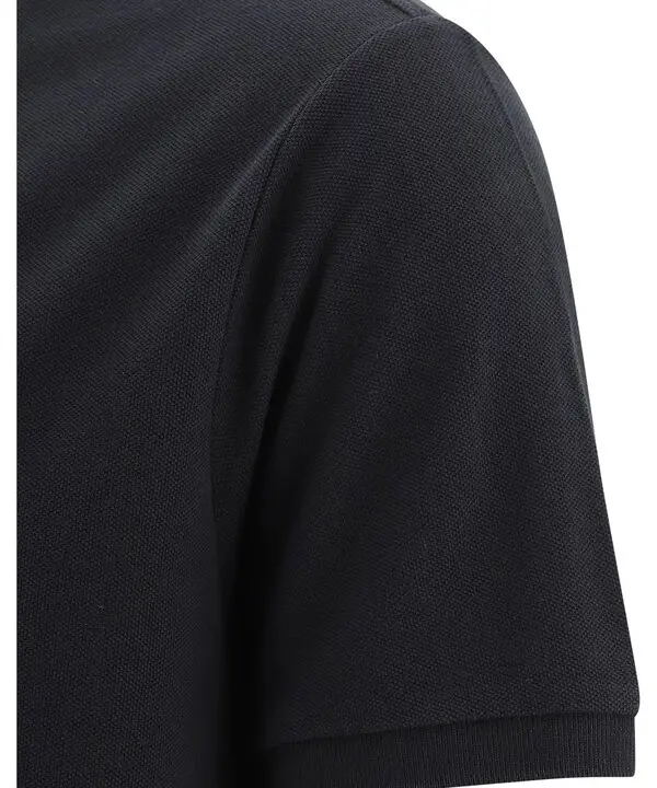 Polo Ralph Lauren Logo Embroidered Polo Shirt - Black