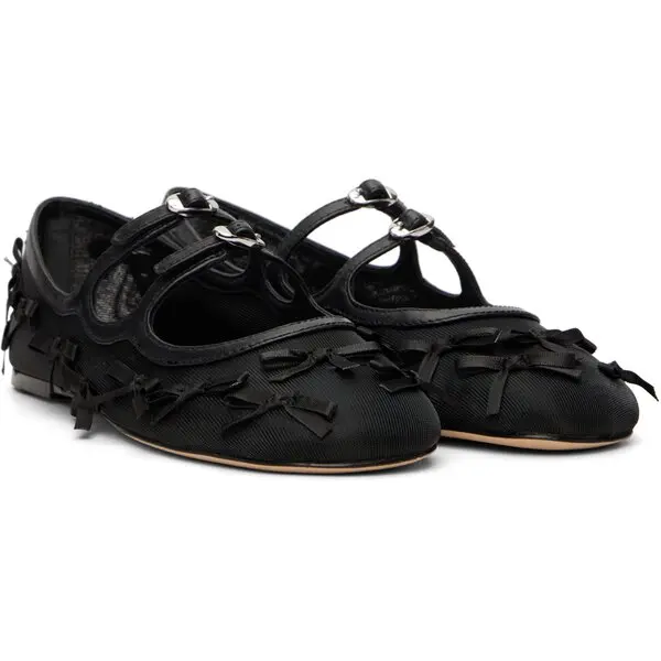 Marc Jacobs The Bow Mesh Kiki Ballet Flats