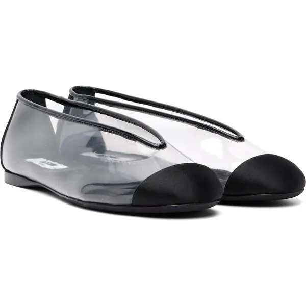 Moschino Pvc Ballet Flats