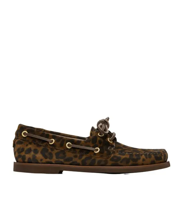 GIANVITO ROSSI Vandee Boat Shoes - Brown