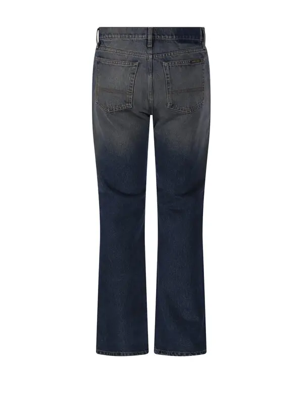 GOLDEN GOOSE Faded Straight-leg Jeans