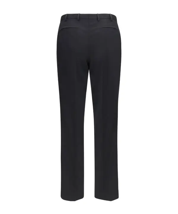 PT TORINO Samuel Double-pleated Trousers - Black
