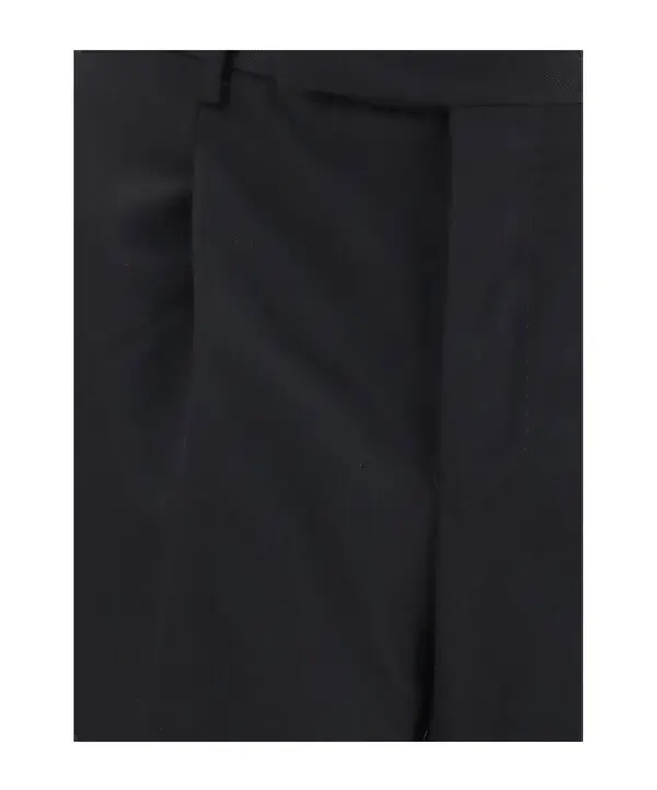 PT TORINO Samuel Double-pleated Trousers - Black