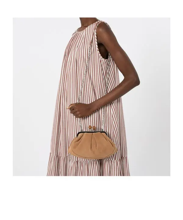 Max Mara Small Suede Pasticcino Bag