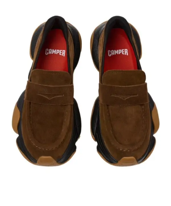 Camper Karst Suede Moccasins