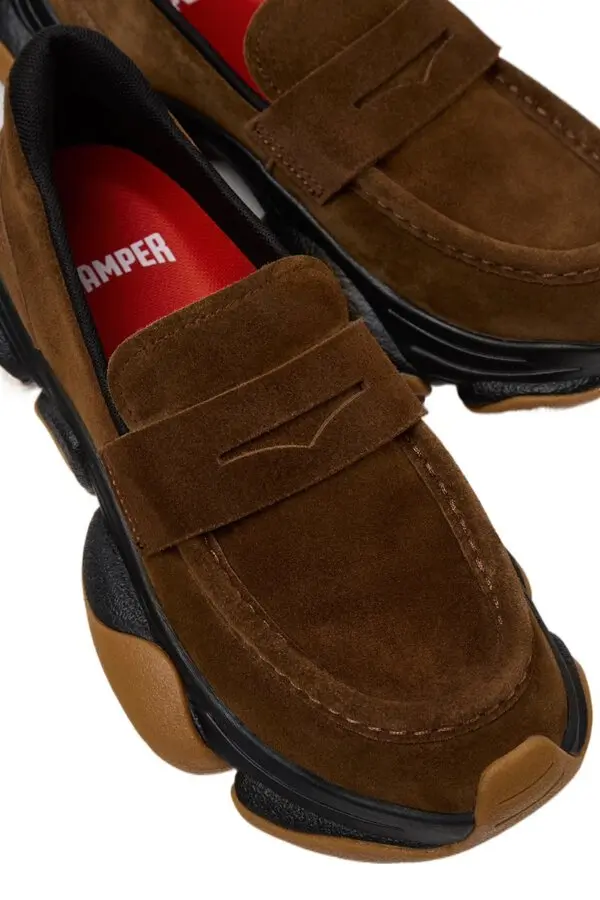 Camper Karst Suede Moccasins