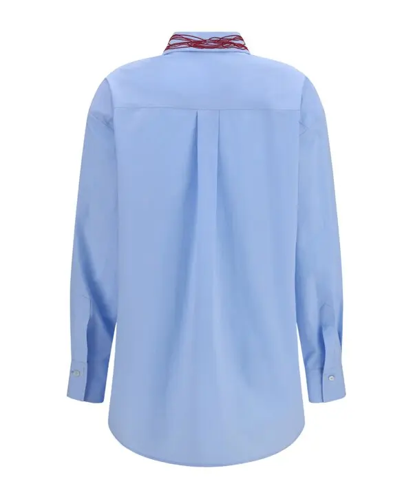 Fabiana Filippi Embellished Collar Boyfriend Shirt