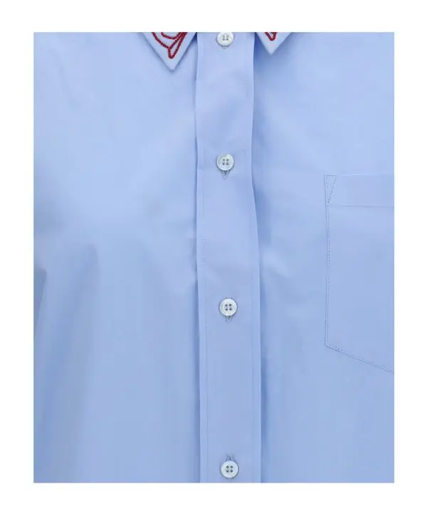 Fabiana Filippi Embellished Collar Boyfriend Shirt