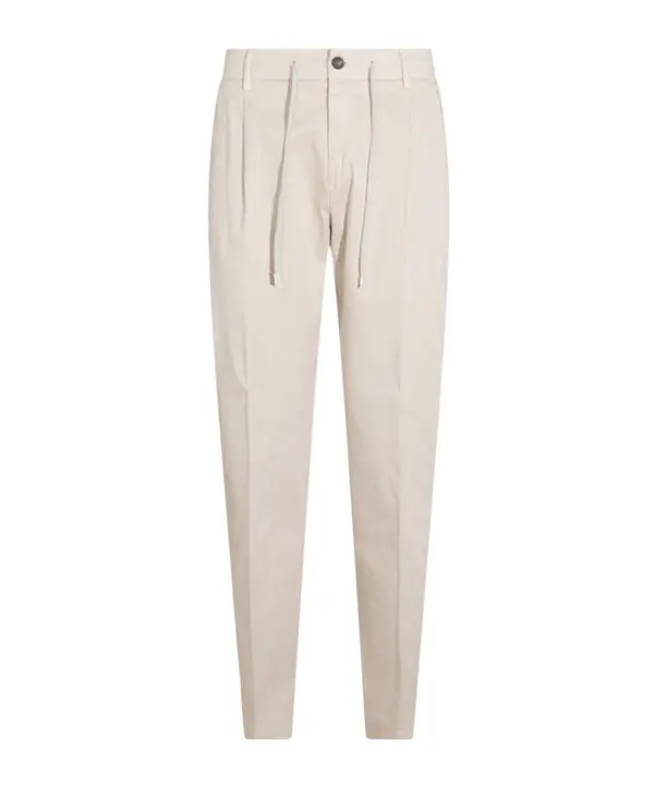 Eleventy Casual Pants With Belt Loops - Nude