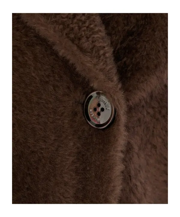 MOORER Hooded Double-breasted Coat