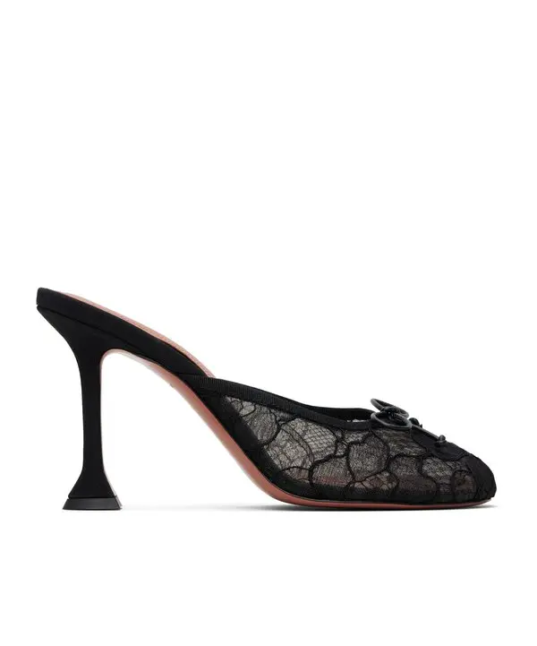 Amina Muaddi Lila 95 Lace Mules