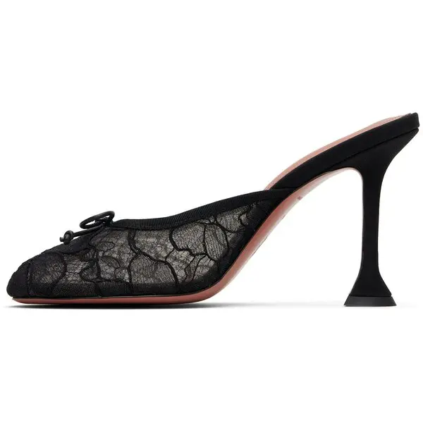 Amina Muaddi Lila 95 Lace Mules