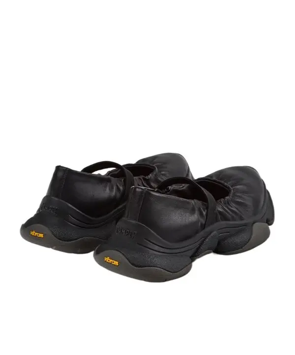 Camper Karst Two-strap Ballet Flats - Black