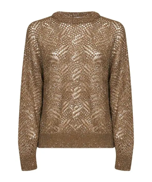 Brunello Cucinelli Long-sleeve Knit Top